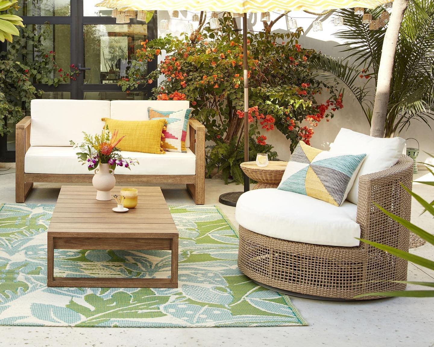 World market outdoor loveseat store