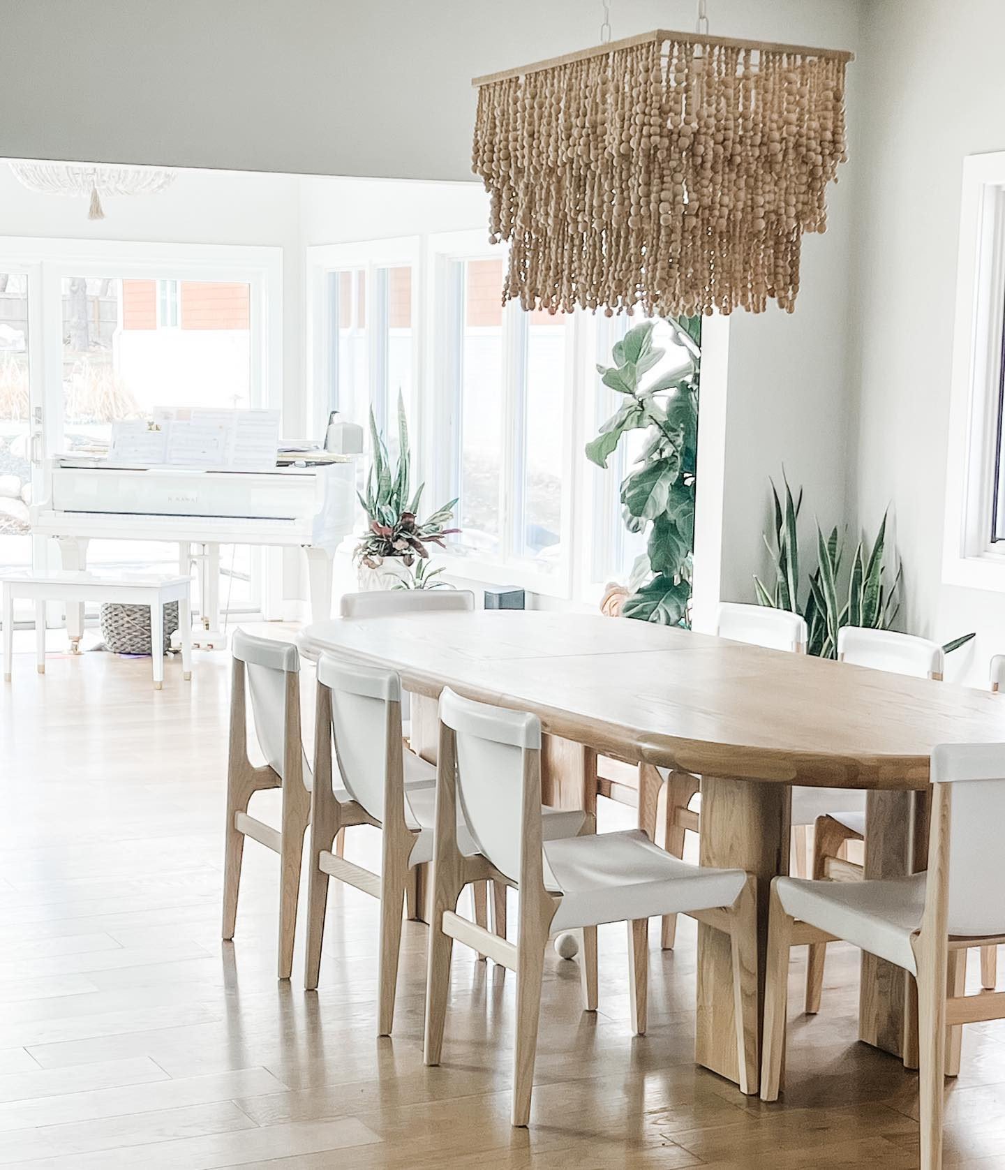 Coastal extendable dining table store