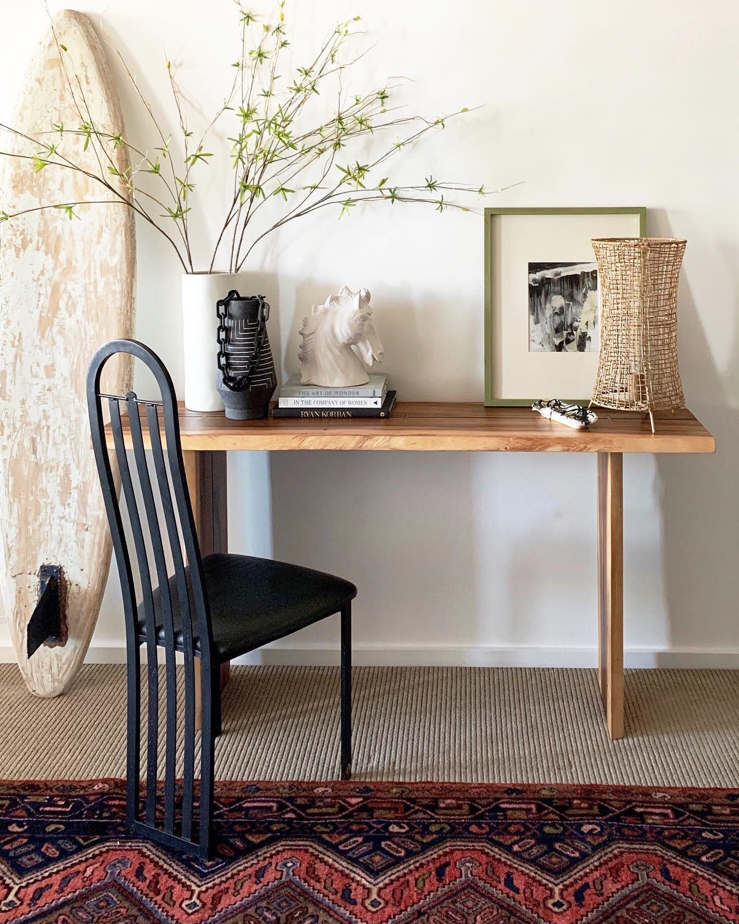 Sansur Rustic Pecan Live Edge Wood Console Table World Market