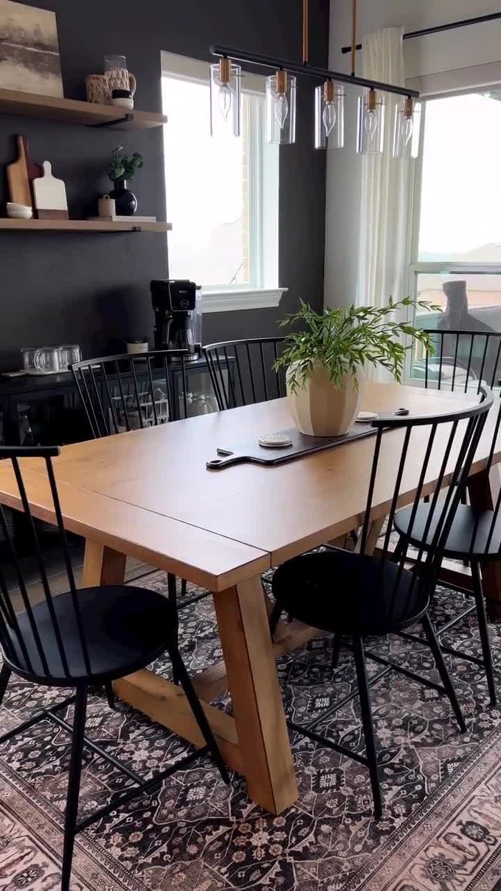 Leona Wood Farmhouse Extension Dining Table World Market