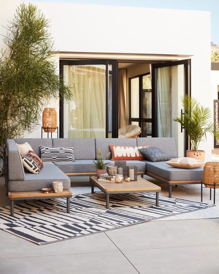 Andorra Square Modular Outdoor Coffee Table World Market